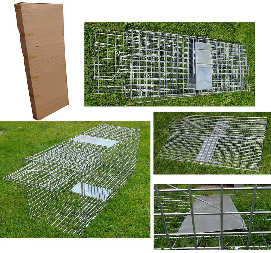 44" Large Fox trap, Humane pest control cage - GDK TradingGDK Trading