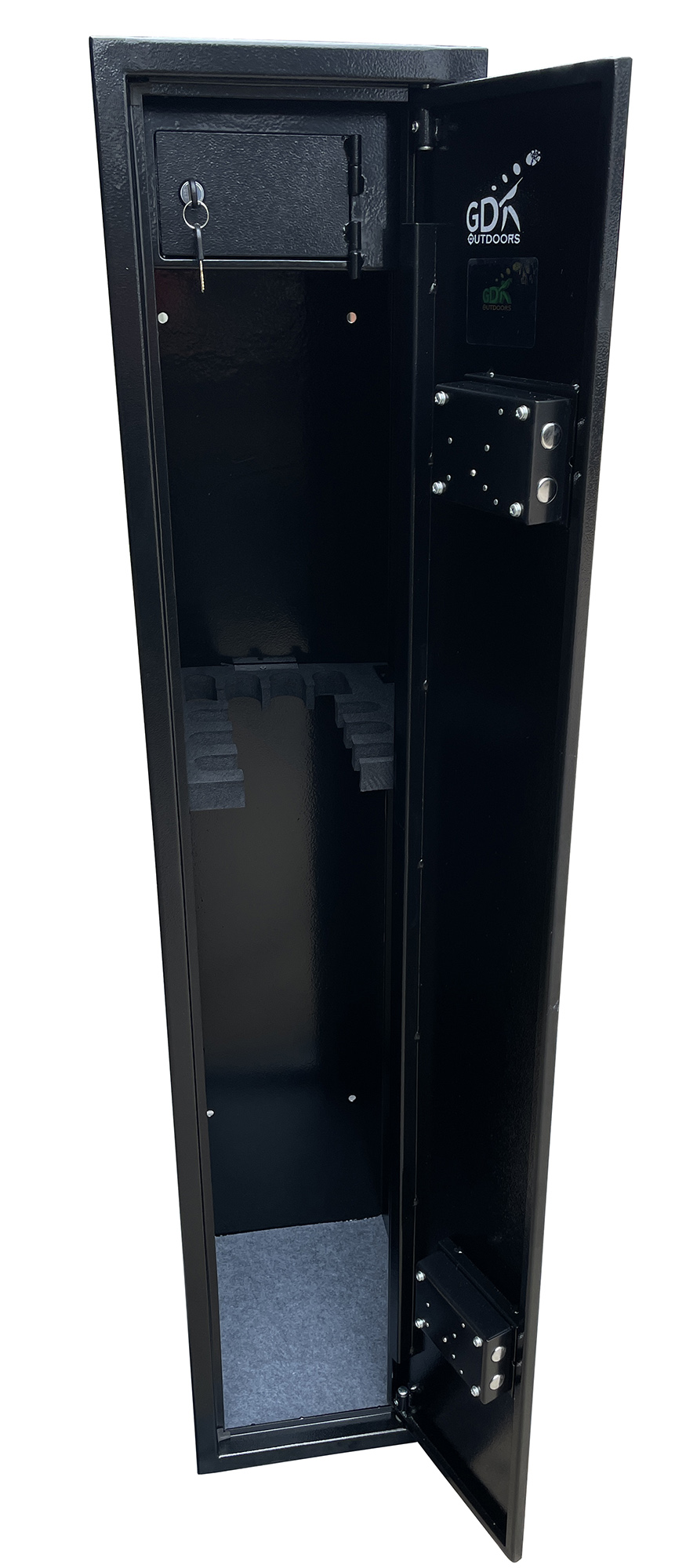 GDK Compact 10 gun cabinet, shotgun, rifle, inner ammo safe - GDK ...
